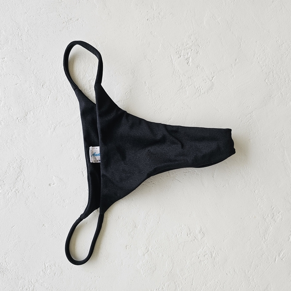 andi bagus | Swim | Andi Bagus Black Feline Thong Bikini Xss | Poshmark